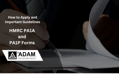 HMRC PA1P and PA1A Forms: Application and Guidance