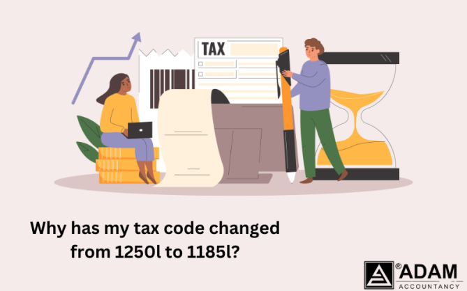 Why has my tax code change from 12501 to 11851?