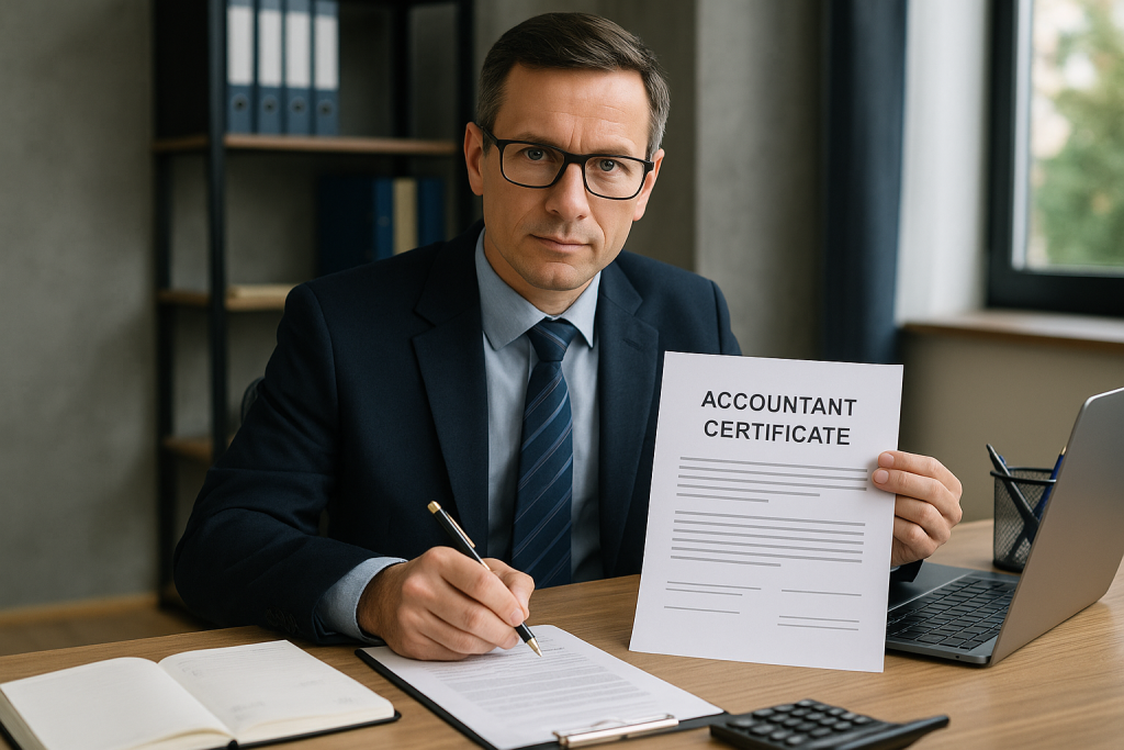 Accountant Certificate | What It Is, Who Can Issue It.